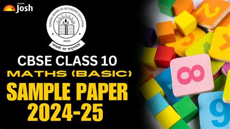 Cbse Class 10 Maths Basic Sample Paper 2025 Download Model Question Paper Pdf With Marking Scheme