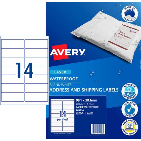 Waterproof Printable Labels