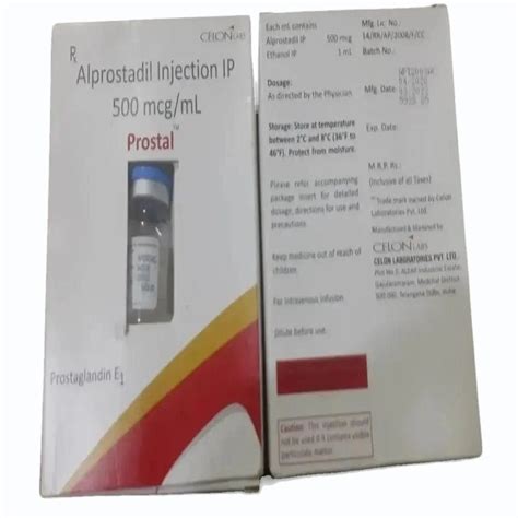 Alprostadil 500 Mcg Injection At ₹ 3480vial Pharmaceuticals