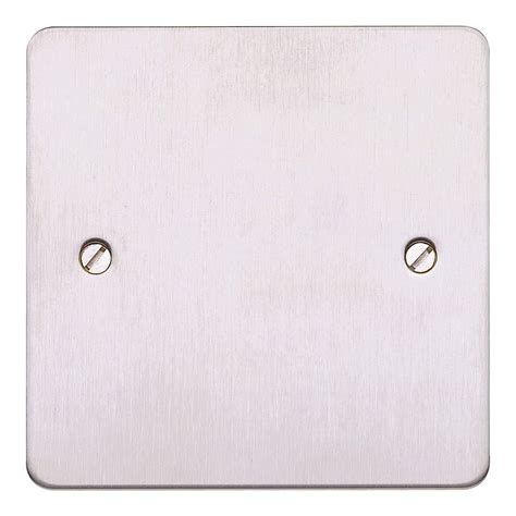 Mk Edge K14347bssw 13a Double Socket Dual Earth Brushed Steel White