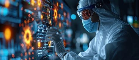 Premium Photo Medicine Doctor And Robotics Research And Analysis