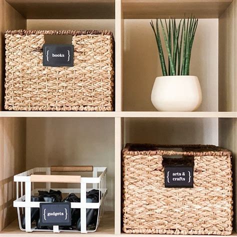 Labeled Cubbies Keep Things Cute And Organized 📸 Happiboxshop