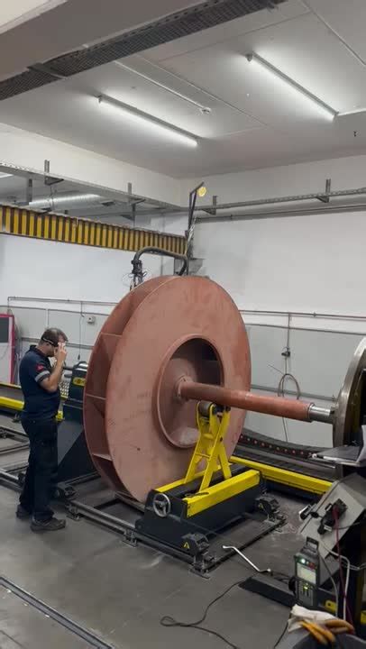 [video] Sinan Sevim On Linkedin Laser Cladding Of 2300mm Dia Fans Shaft Bearing Journal 17