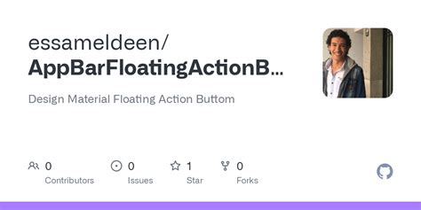 GitHub Essameldeen AppBarFloatingActionButton Design Material Floating Action Buttom
