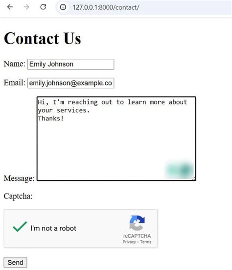 Implement Captcha In Django