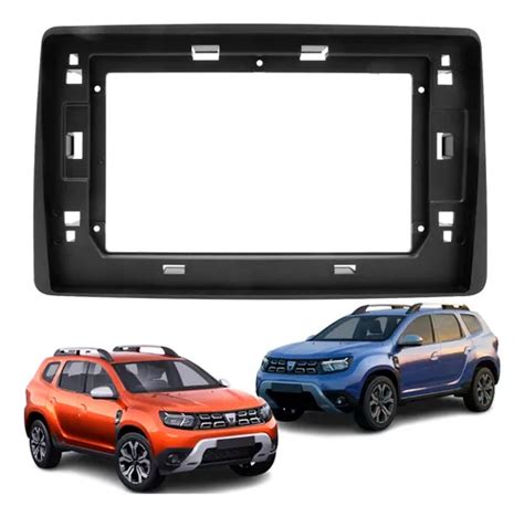 Moldura 10 Polegadas Renault Duster 2020 À 2022 Black Piano Frete Grátis