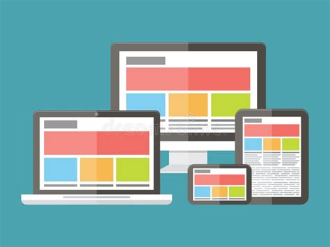web design development illustration stock vector illustration of