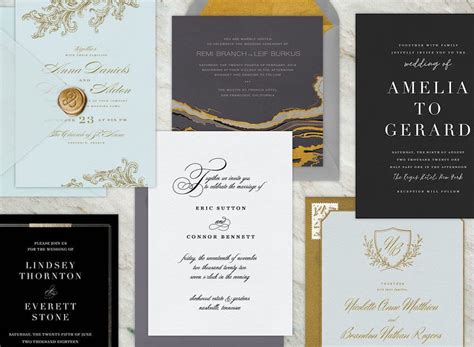 17 Elegant And Timeless Classic Wedding Invitations Stationers