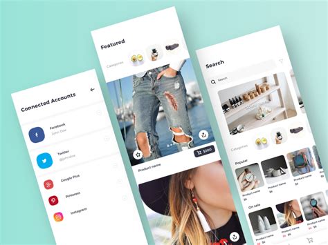 Shops E Commerce Mobile App Sketch Template Mobile App App Shopping