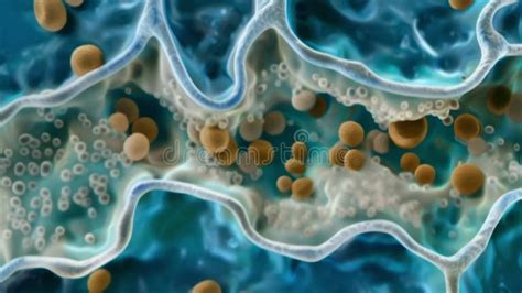 A Microscopic Image Of A Bacterial Cell Wall Revealing Its Unique