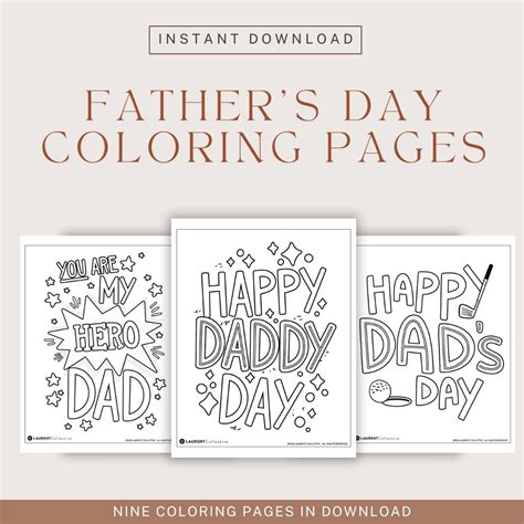 Happy Fathers Day Coloring Pages [2025]