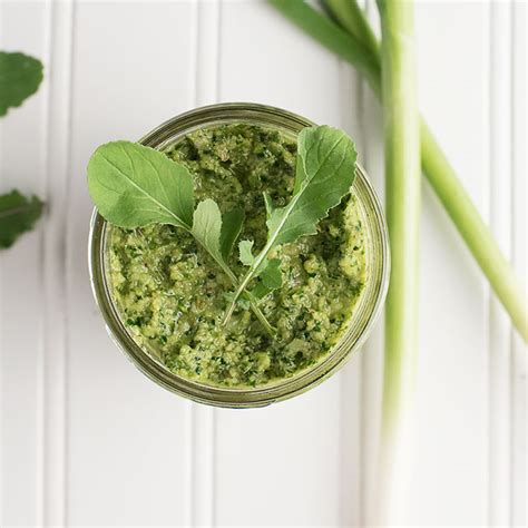 Arugula Green Garlic Pesto Vegan And Gluten Free