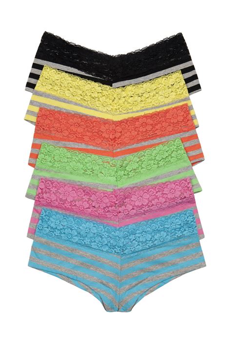 Striped Lace Panty Bl9605