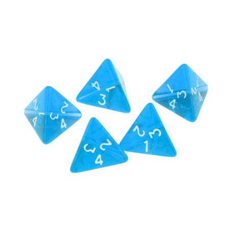 Magideal 25pcs 4 Sided Dice D4 Multi Sided Dices D Grandado