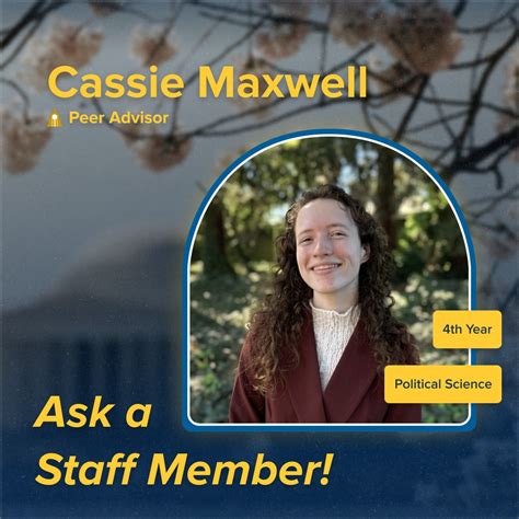 Meet Cassie Peer Advisor Uc Davis Washington Program Facebook
