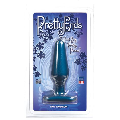 Pretty Ends Iridescent Butt Plugs Medium Midnight Blue Shop