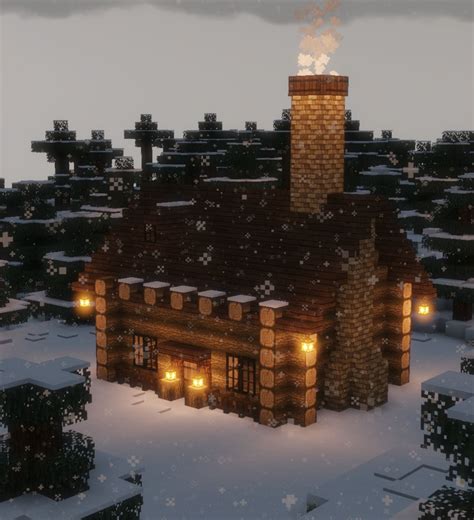 Minecraft Snow House 🏠 Winter House Minecraft 🏠 Build Your