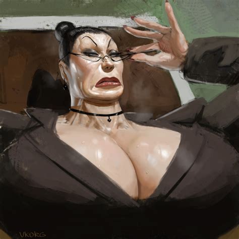 Rule 34 Disgusted Expression Female Focus Gilf Huge Breasts Maria Vkorg Milf Older Female