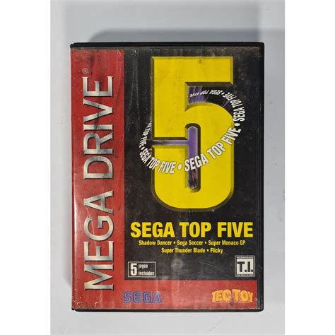 Jogo Sega Top Five Mega Drive Shopee Brasil
