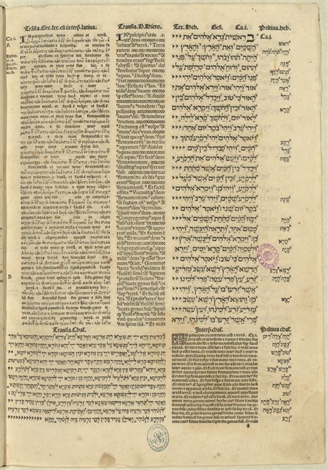 Polyglot Bibles Online Facsimiles Bible Facsimiles Onlines Webseite