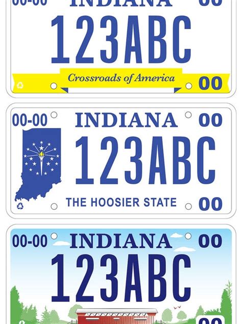 Indianas New License Plate Design Up For A Vote