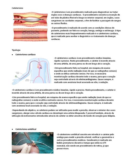 Cateterismo Pdf Coração Especialidades Médicas