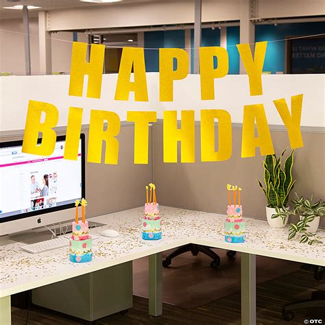 Office Desk Birthday Decorations Creative Office Cubicle Birthday