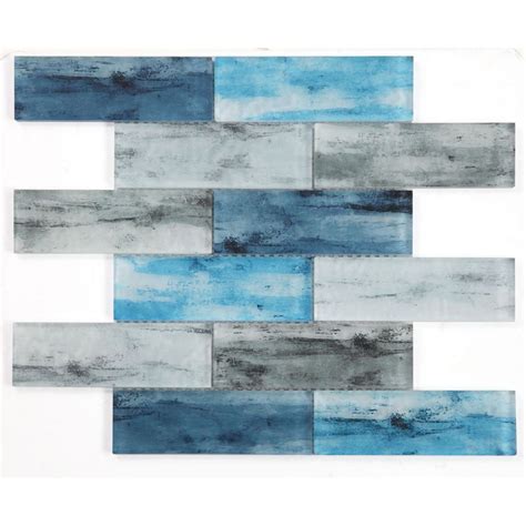 Elysium Art 1175 In X 1175 In Glass Mosaic Ocean Casale Floorzz