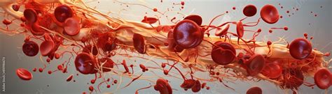 Detailed Medical Illustration Of Platelets With Annotations Of Their
