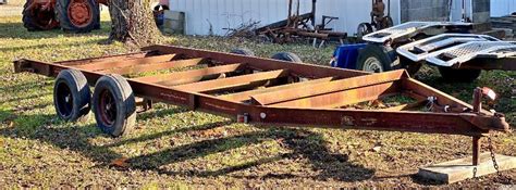 Shop Built Trailer Frame Beckort Auctions Llc