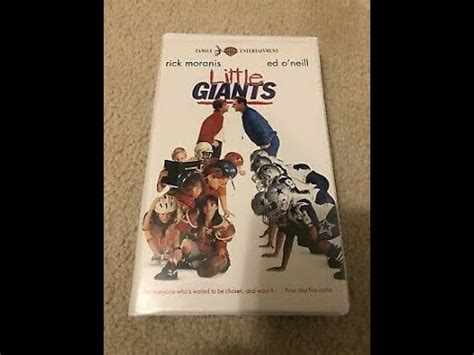 Opening To Little Giants 1995 Vhs Youtube