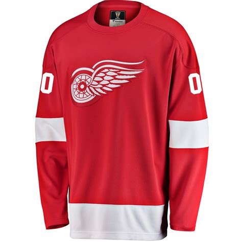Detroit Red Wings Vintage Replica Home Fanatics Jersey Vintage