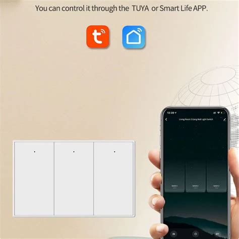 Zemismart Tuya Zigbee Live Smart Wall Light Switch 1 2 3 Gang White Blueonline Pty Ltd