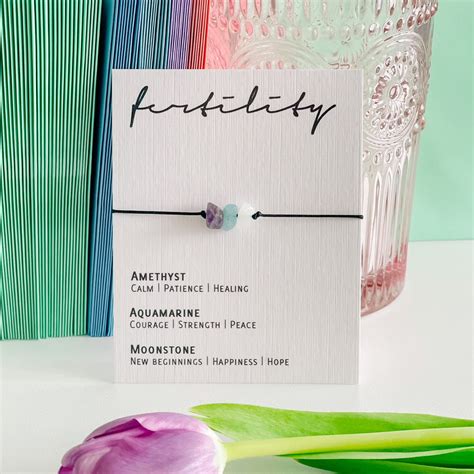 Fertility Crystal Bracelet The Navigation Coach