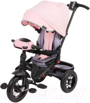 Moby Kids Leader 360 12x10 AIR Car / 641485 (розовый) Трехколесный ...