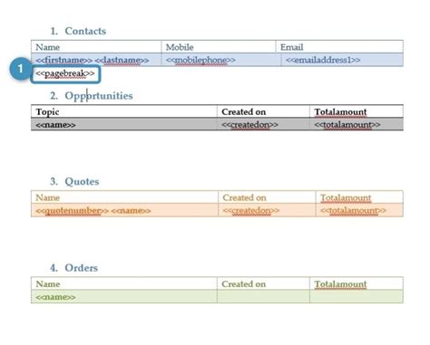 The Insert Pagebreak Button In Documentscorepack Templates