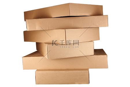 堆叠排列的箱子高清摄影大图 千库网