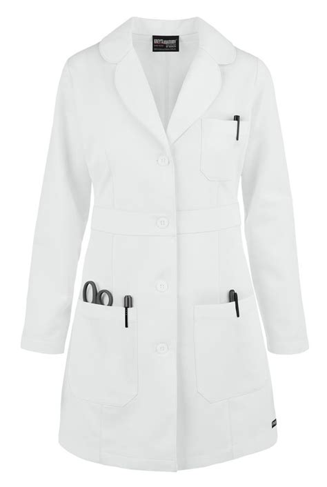 Maevn Momentum Womens 32 5 Pocket Lab Coat Stylish And Functional