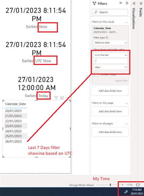 date column date utc to localtime aest issue microsoft fabric