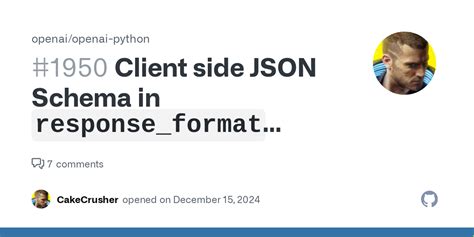 Client Side Json Schema In `responseformat` Validation For Structured