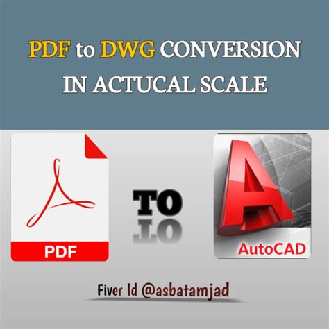 Convert Any Pdf Drawings Into Autocad Dwg By Asbatamjad Fiverr