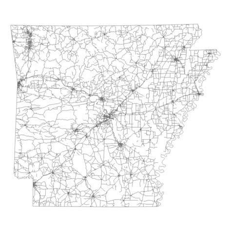 Average Daily Traffic Count Line Arkansas Gis Office