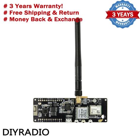 ttgo t beam esp32 lora ch9102f module bluetooth wifi gps neo 6m 433 mhz