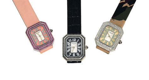 Three Stainless Steel Gem Set Limited Edition Octo Quartz