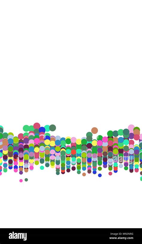 Colored Abstract Overlapping Circles Bubbles Or Ellipses Pattern Digital Generative Art For