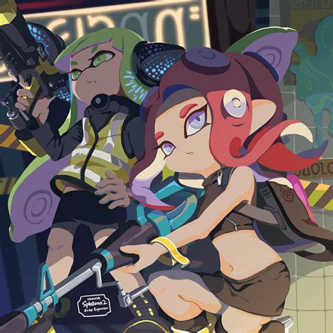 Splatoon Agent 3 And Agent 8 By Meniusalau On Deviantart
