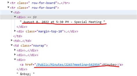 rvest question how can i target these two fields from a table image