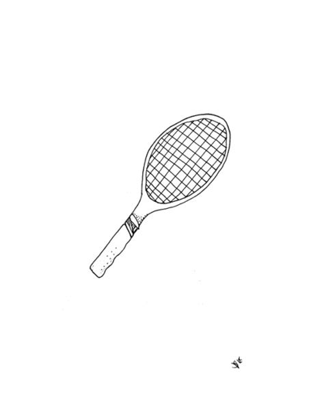 S Vaeth Designs Sketch Daily 1927 “racket” Racquet
