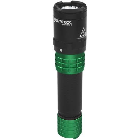Godfreystactical Metal Dual Light Rechargeable Flashlight Green
