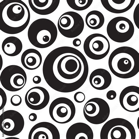 Mod Circles Seamless Repeating Png Pattern Overlay Retro Polka Dot